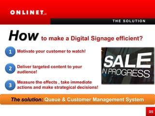 Efficient Digital Signage With Queue Management System | PPSX ...