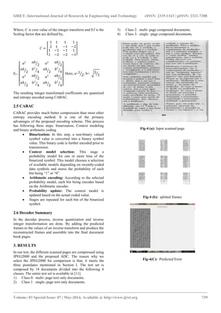 Efficient document compression using intra frame prediction tecthnique | PDF