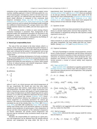 Efficient estimation of natural gas compressibility factor using | PDF