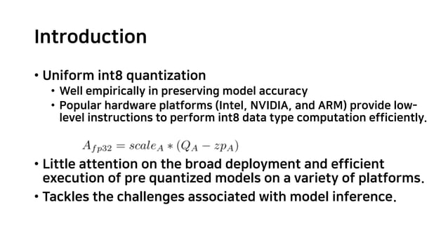 Efficient execution of quantized deep learning models a compiler approach | PPT