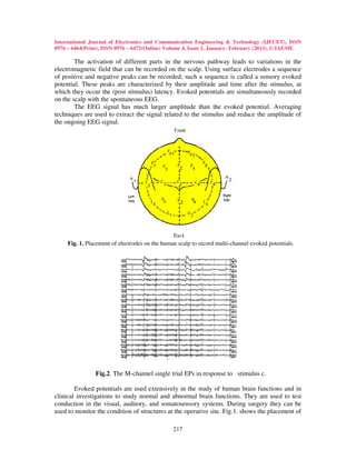 Efficient extraction of evoked potentials from noisy background eeg | PDF | Brain and Nervous ...