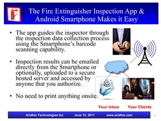 Fire Extinguisher Inspection Software Using Your Android Smartphone | PPT