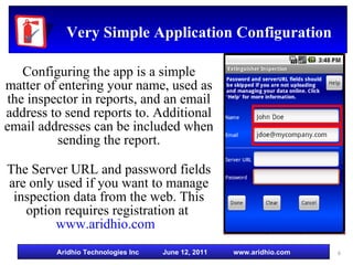 Fire Extinguisher Inspection Software Using Your Android Smartphone | PPT