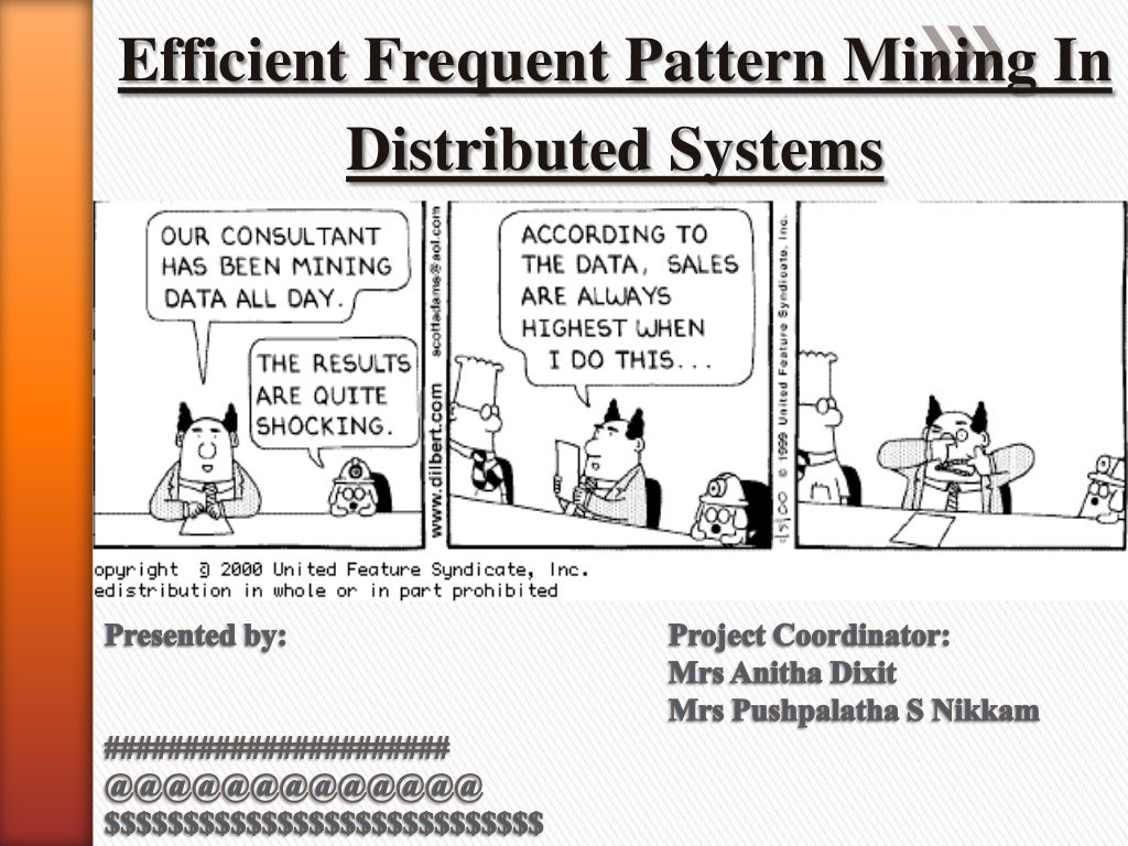 Efficient Frequent Pattern Mining In Distributed System
