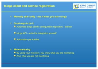 Efficient IT operations using monitoring systems and standardized tools - Icinga Camp Zurich ...