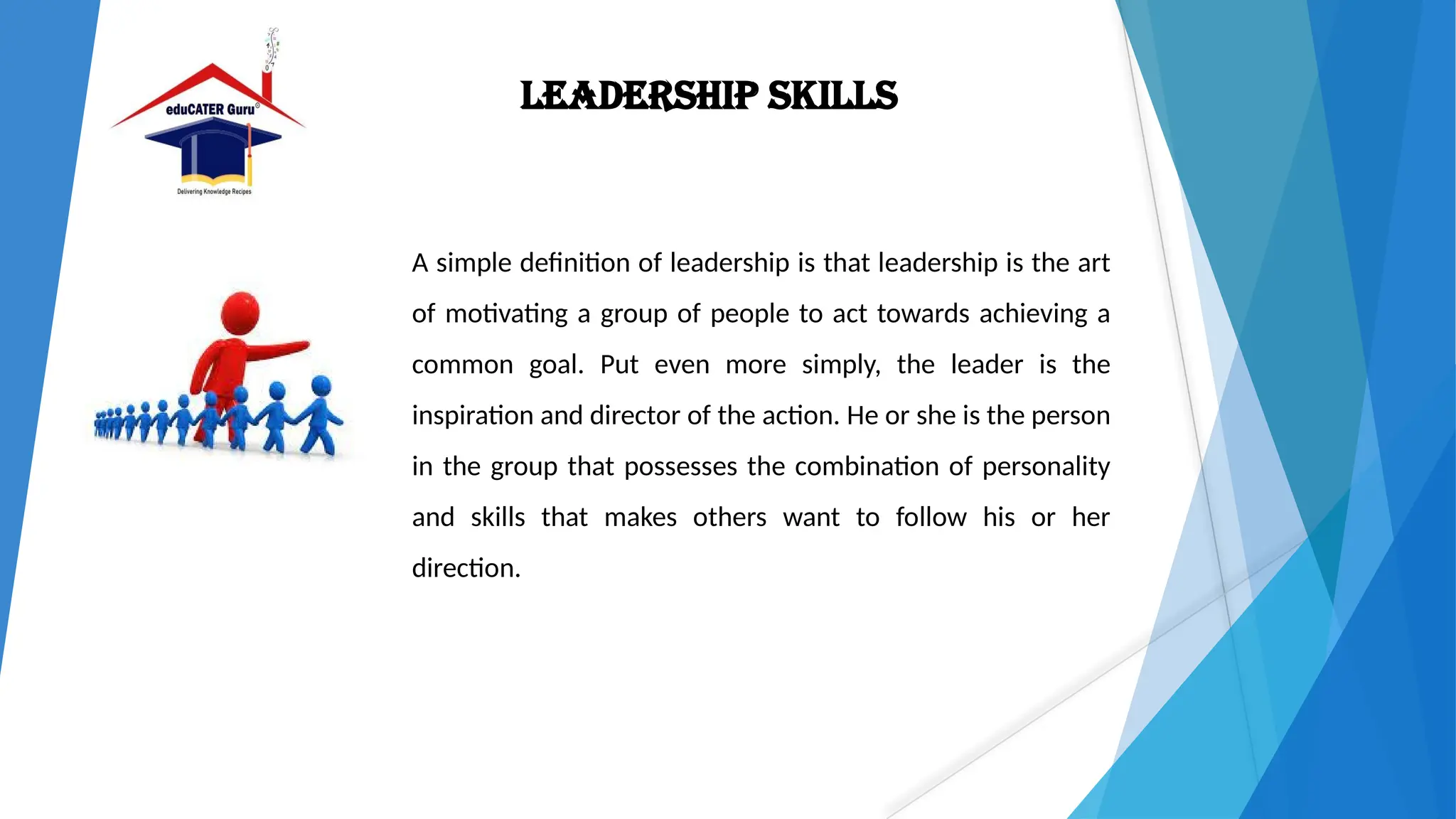 Efficient Leadership skills- how to be an efficient leader? | PPTX