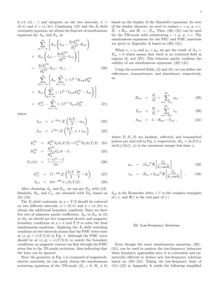 Efficient mode-matching analysis of 2-D scattering by periodic array of circular cylinders | PDF