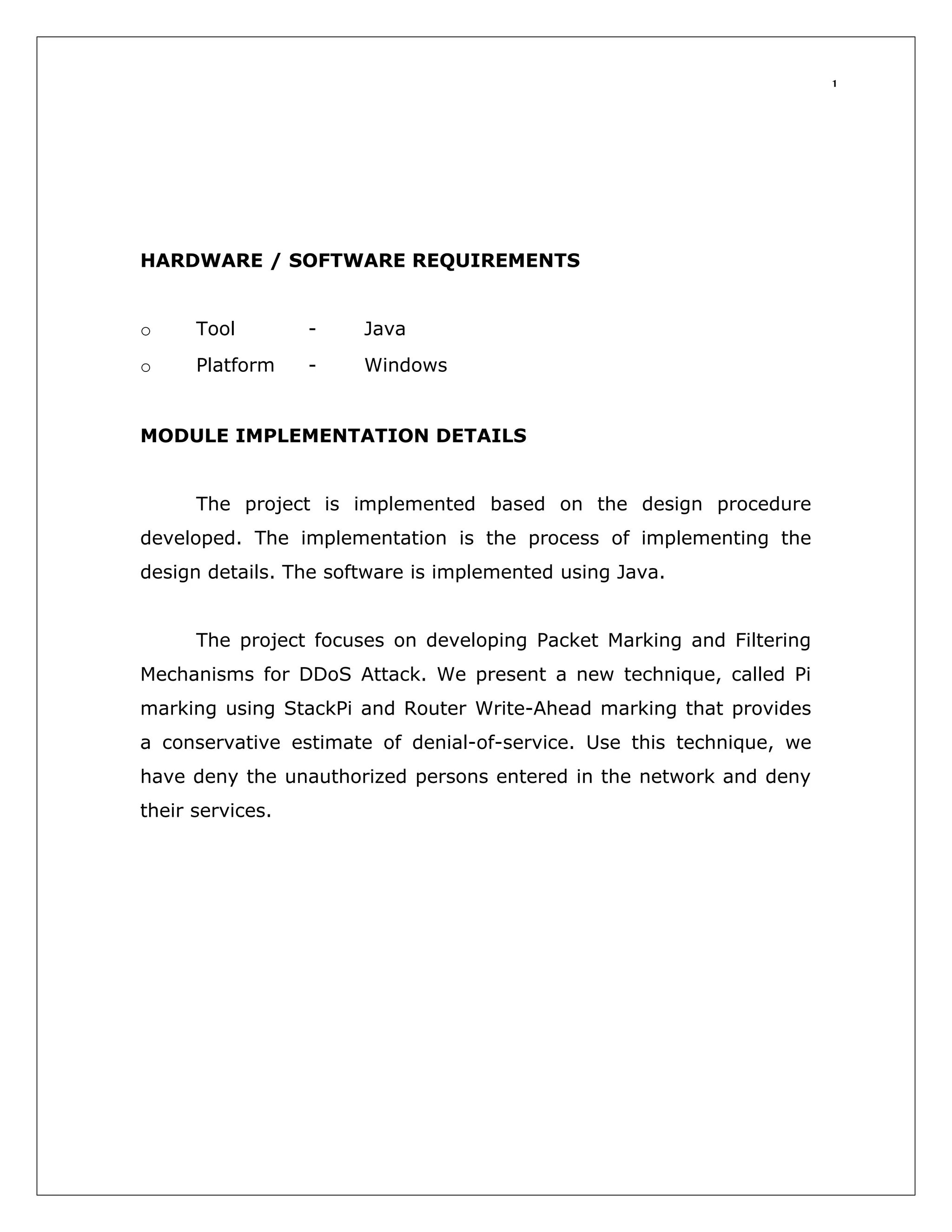 Efficient Packet Marking For Large Scale Ip Trace Backsynopsis Doc