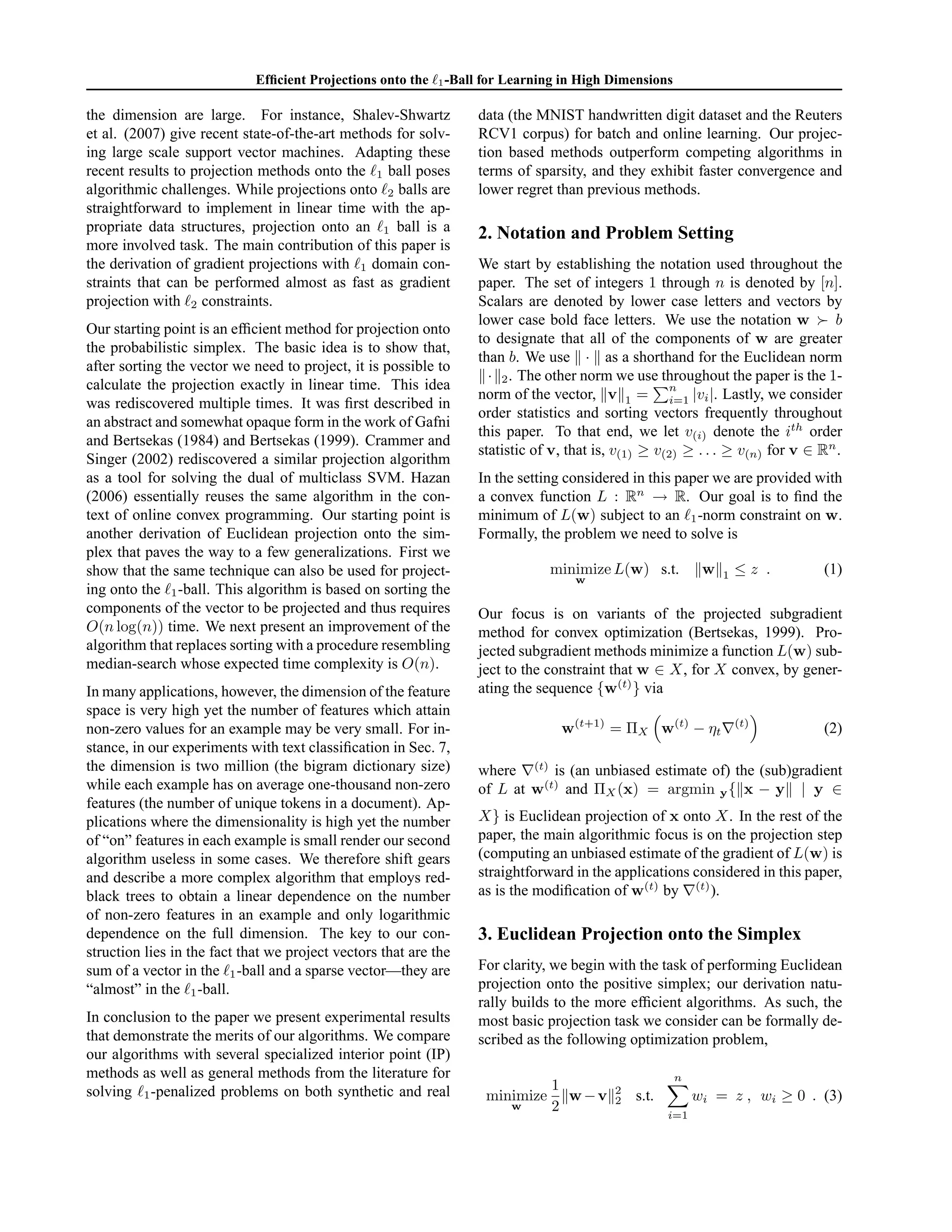 Efficient projections | PDF