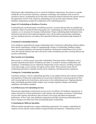 Efficient Provider Credentialing Services in New York to Streamline Your Practice.pdf