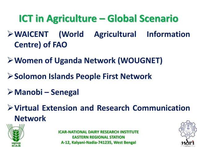 Efficient resource management through ICT | PPTX | Agriculture | Industries