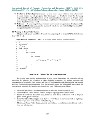 Efficient route finder system | PDF