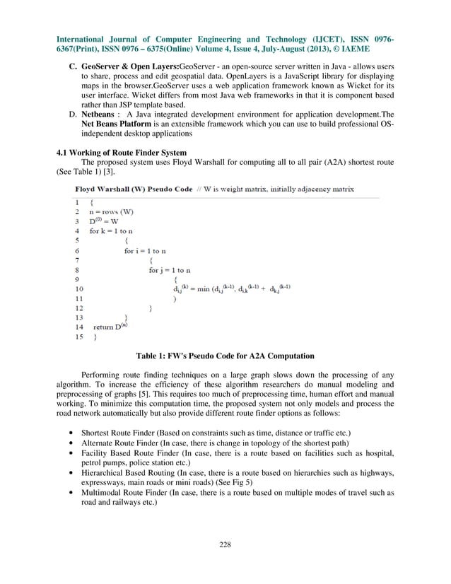 Efficient route finder system | PDF