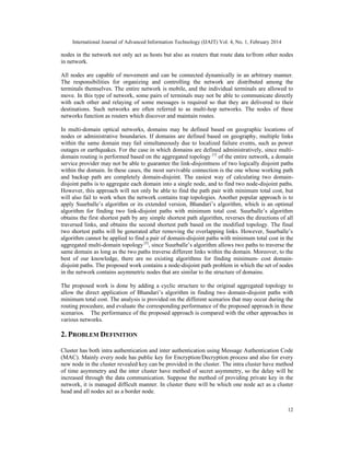 Efficient routing mechanism using cycle based network and k hop security in ad-hoc networks | PDF