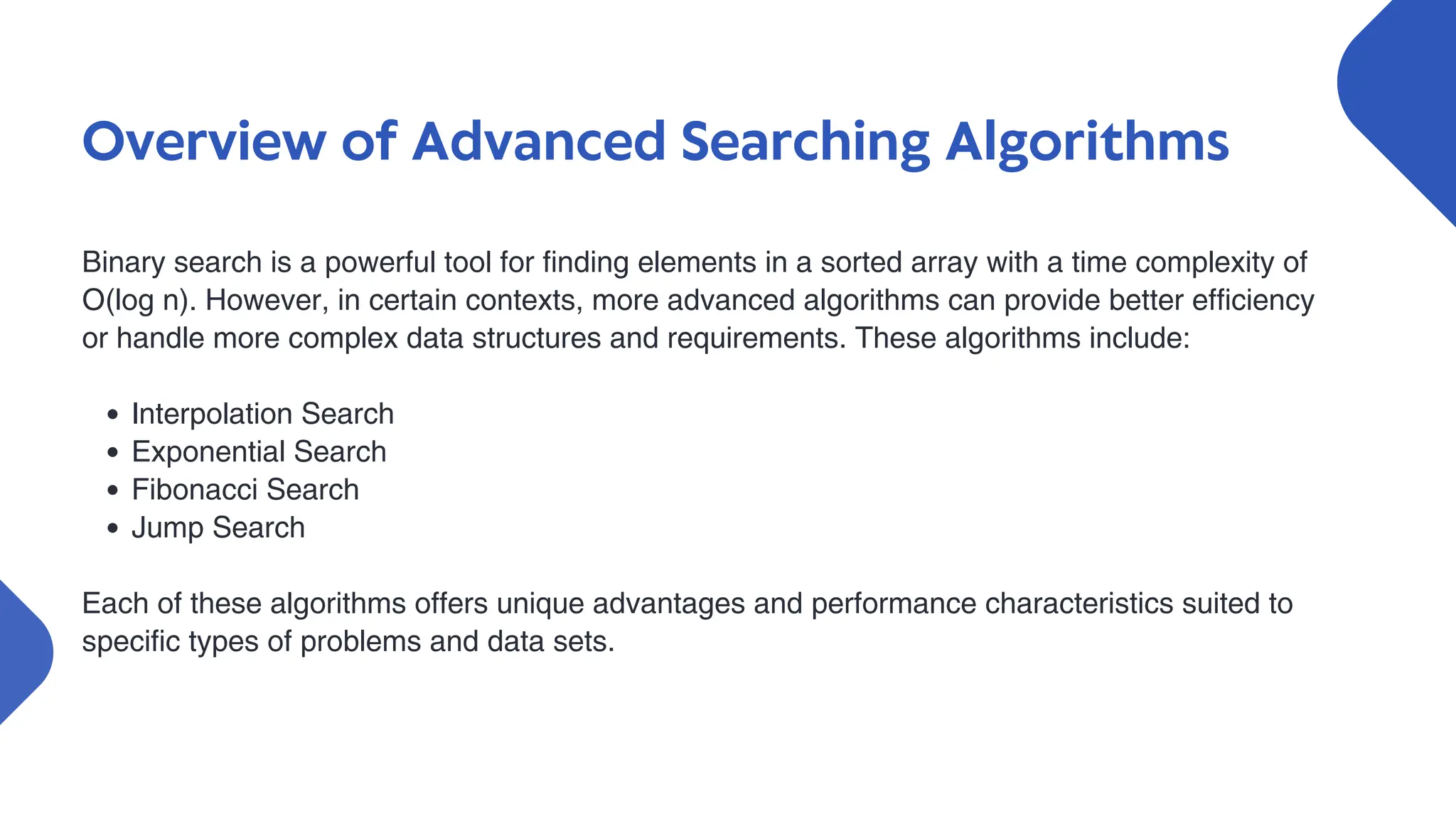 Efficient Searching Algorithms by Hiike ! | PPT Efficient Searching Algorithms by Hiike ! | PPT