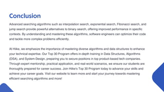 Efficient Searching Algorithms by Hiike ! | PDF
