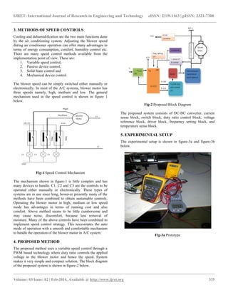Efficient speed governor for blower motor | PDF
