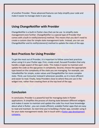 Efficient State Management in Flutter with Provider.pdf