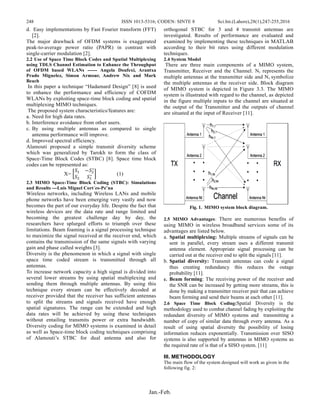 Efficient stbc for the data rate of mimo ofdma | PDF