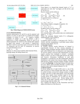 Efficient stbc for the data rate of mimo ofdma | PDF