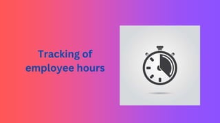 Efficient's Time And Attendance System | PPTX