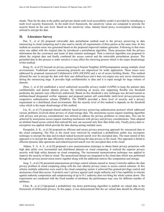 Efficient technique for privacy preserving publishing of set valued data on cloud | PDF