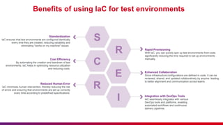 Efficient Test Environments with Infrastructure as Code (IaC) | PPTX