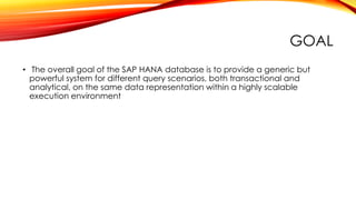 Efficient transaction processing in sap hana | PDF
