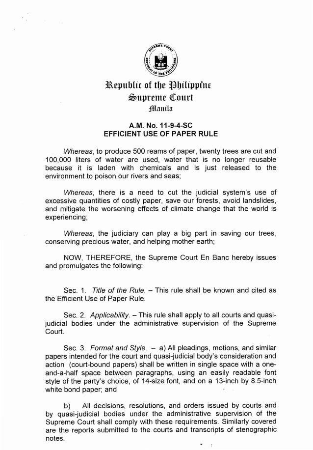 Efficient Use of Paper Rule | PDF