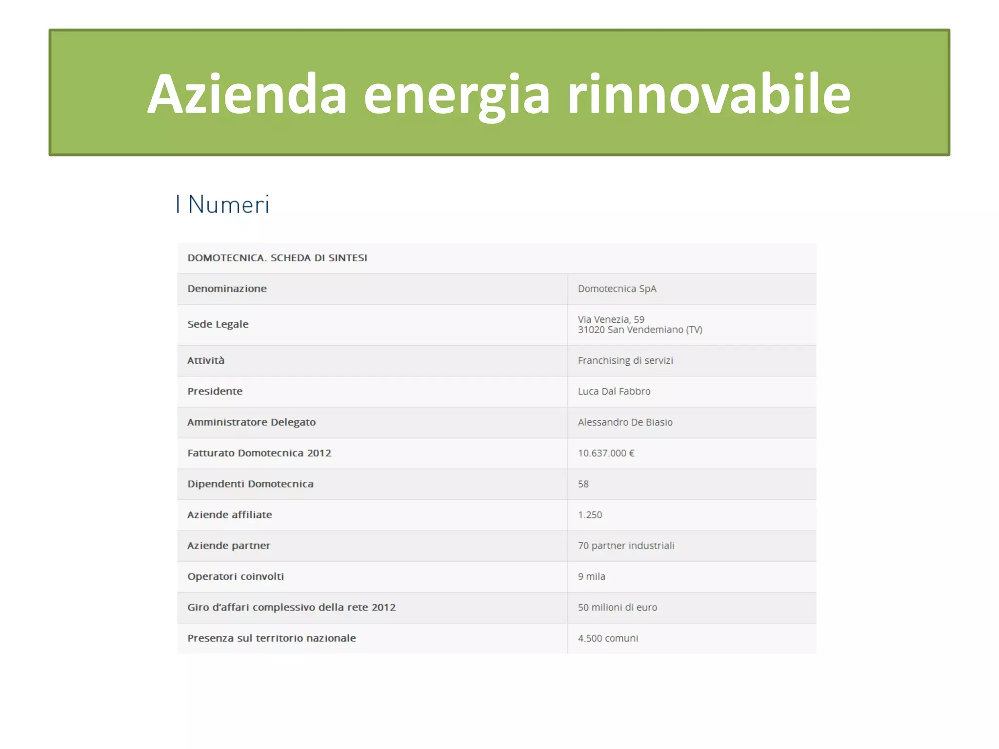 Efficienza energetica | PPT