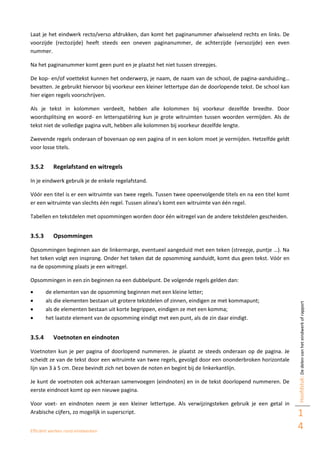 Efficiënt eindwerken[update] | PDF