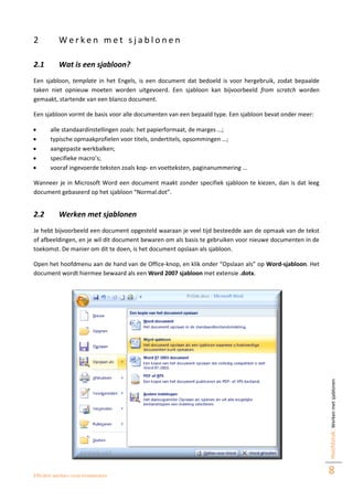Efficiënt eindwerken[update] | PDF