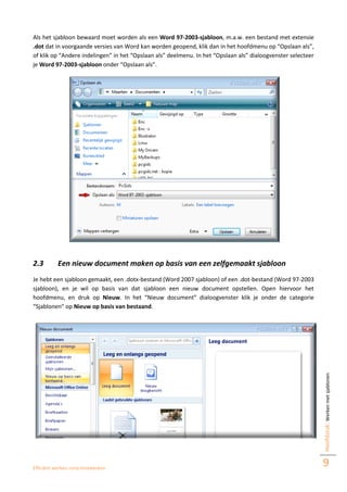 Efficiënt eindwerken[update] | PDF