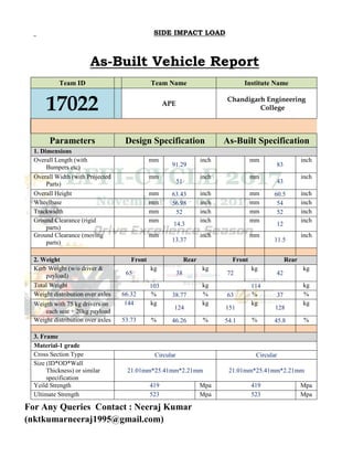 Efficycle 2017 project report | PDF