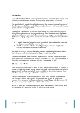 Effluent color reduction | PDF