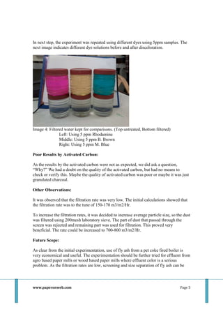 Effluent color reduction | PDF