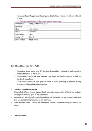 Effluent process manual.doc document and manual | PDF