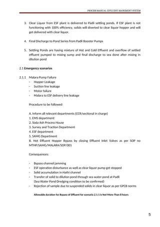 Effluent process manual.doc document and manual | PDF