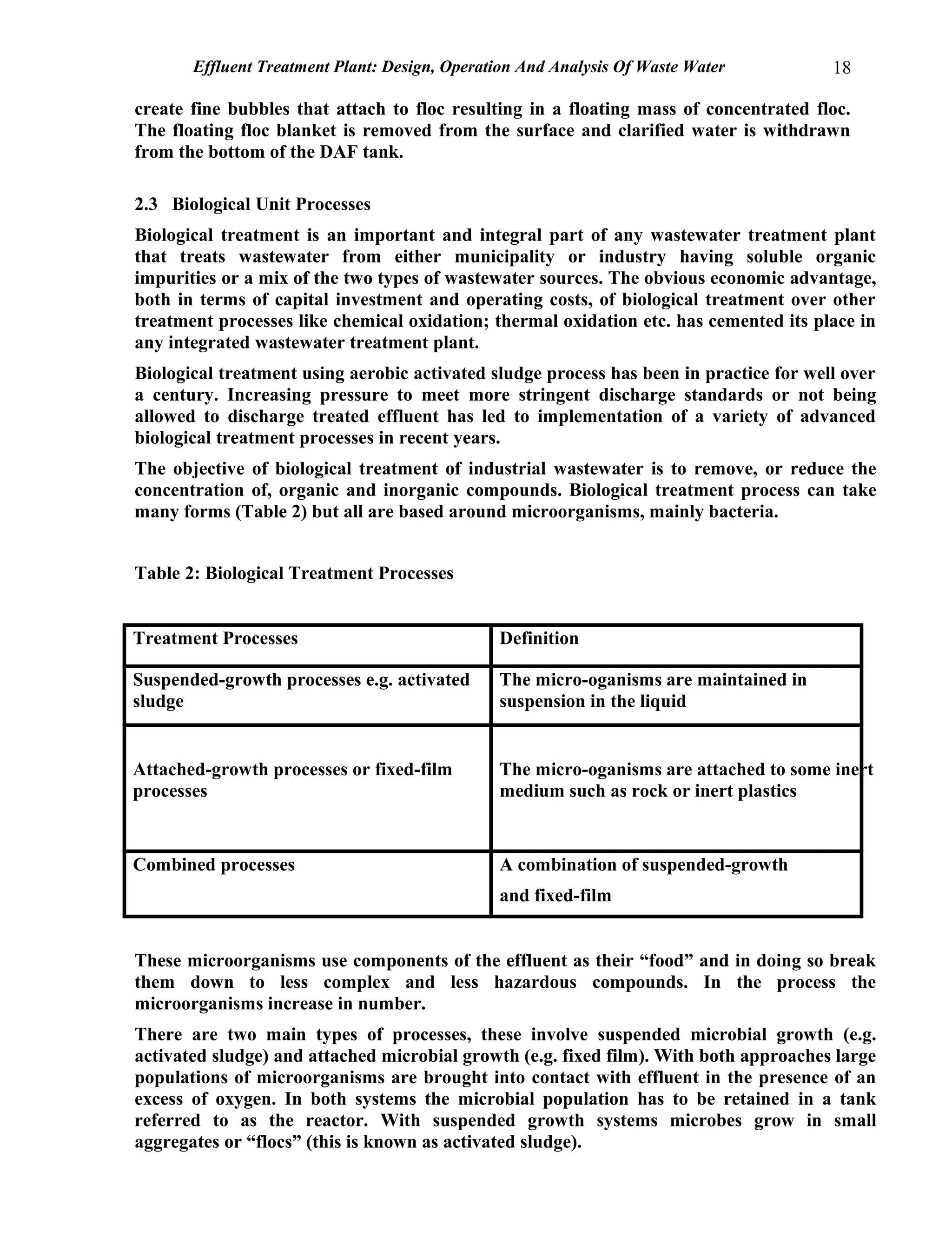 Effluent Treatment Plant Design, Operation And Analysis Of Waste Water ...