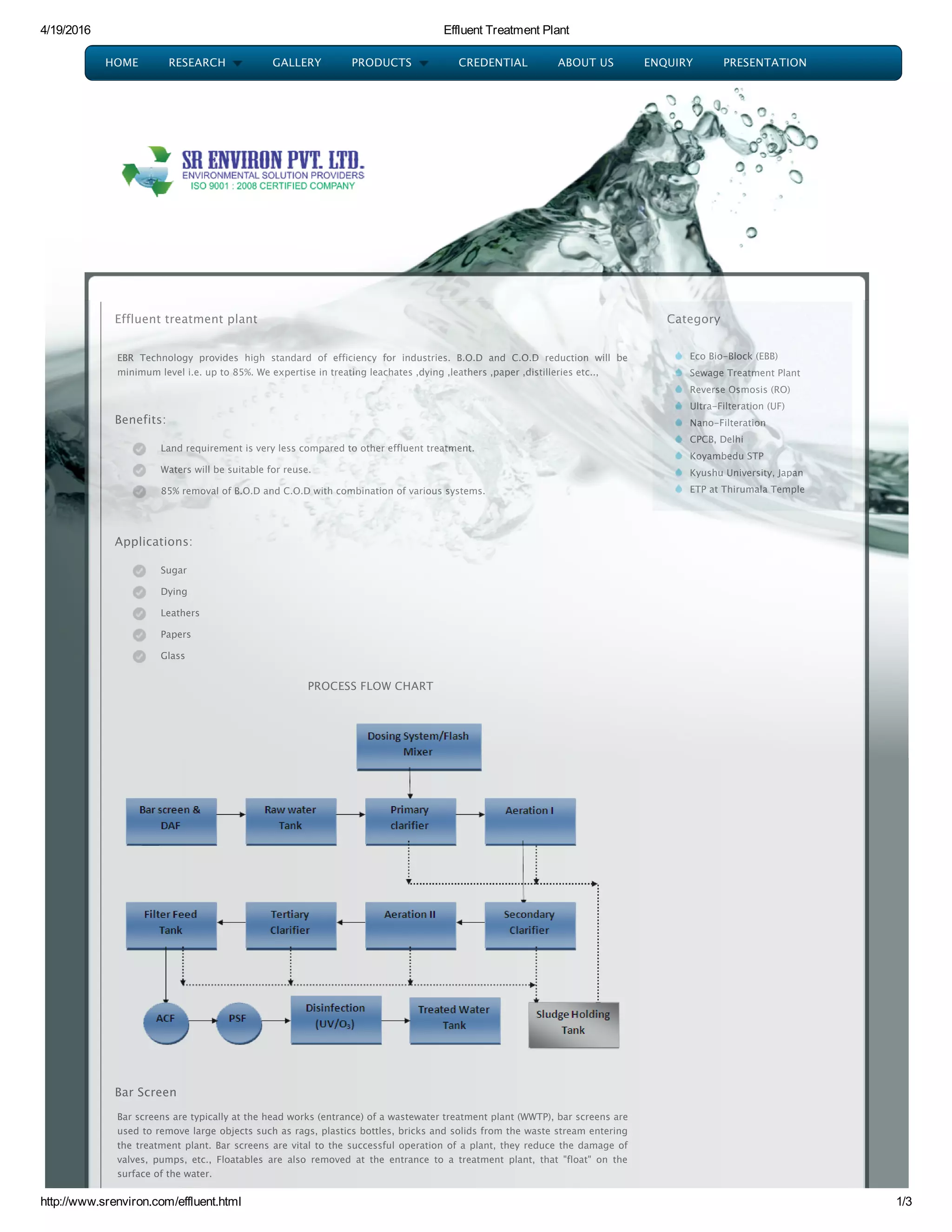 Effluent treatment plant | PDF