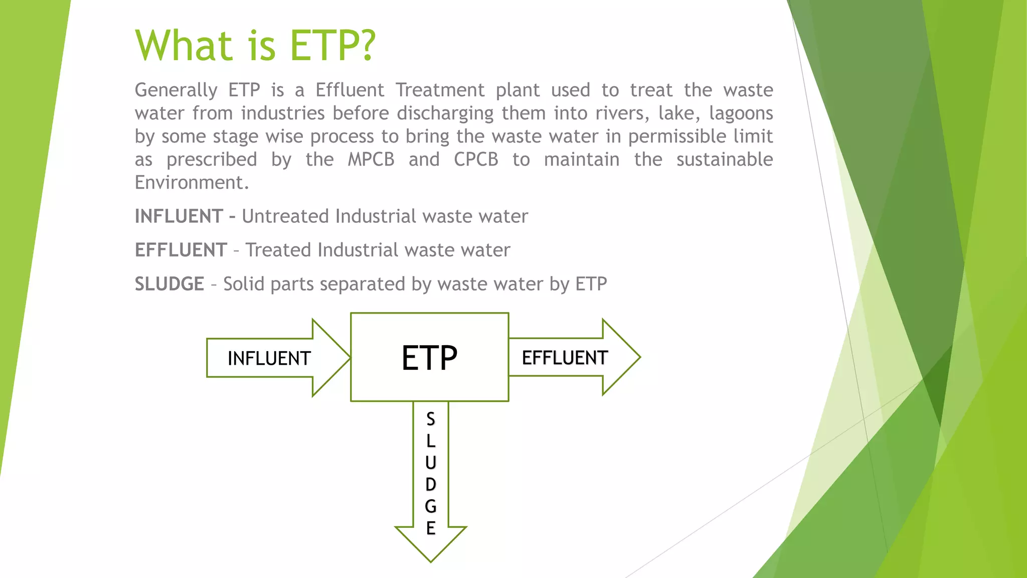Effluent treatment plant | PPTX