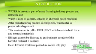 Effluent treatment plant | PPTX