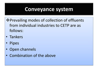 Effluent treatment plants | PPTX