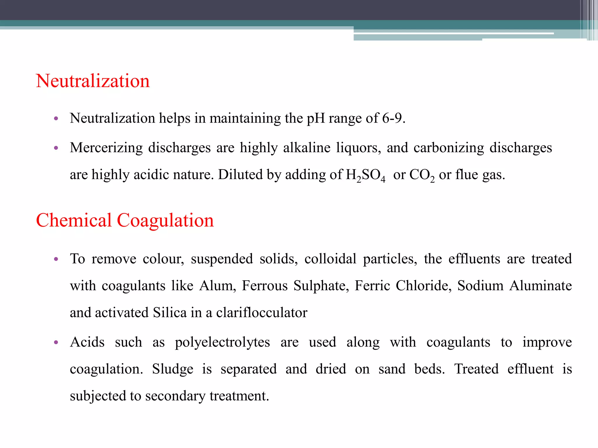 Effluent treatment process | PDF