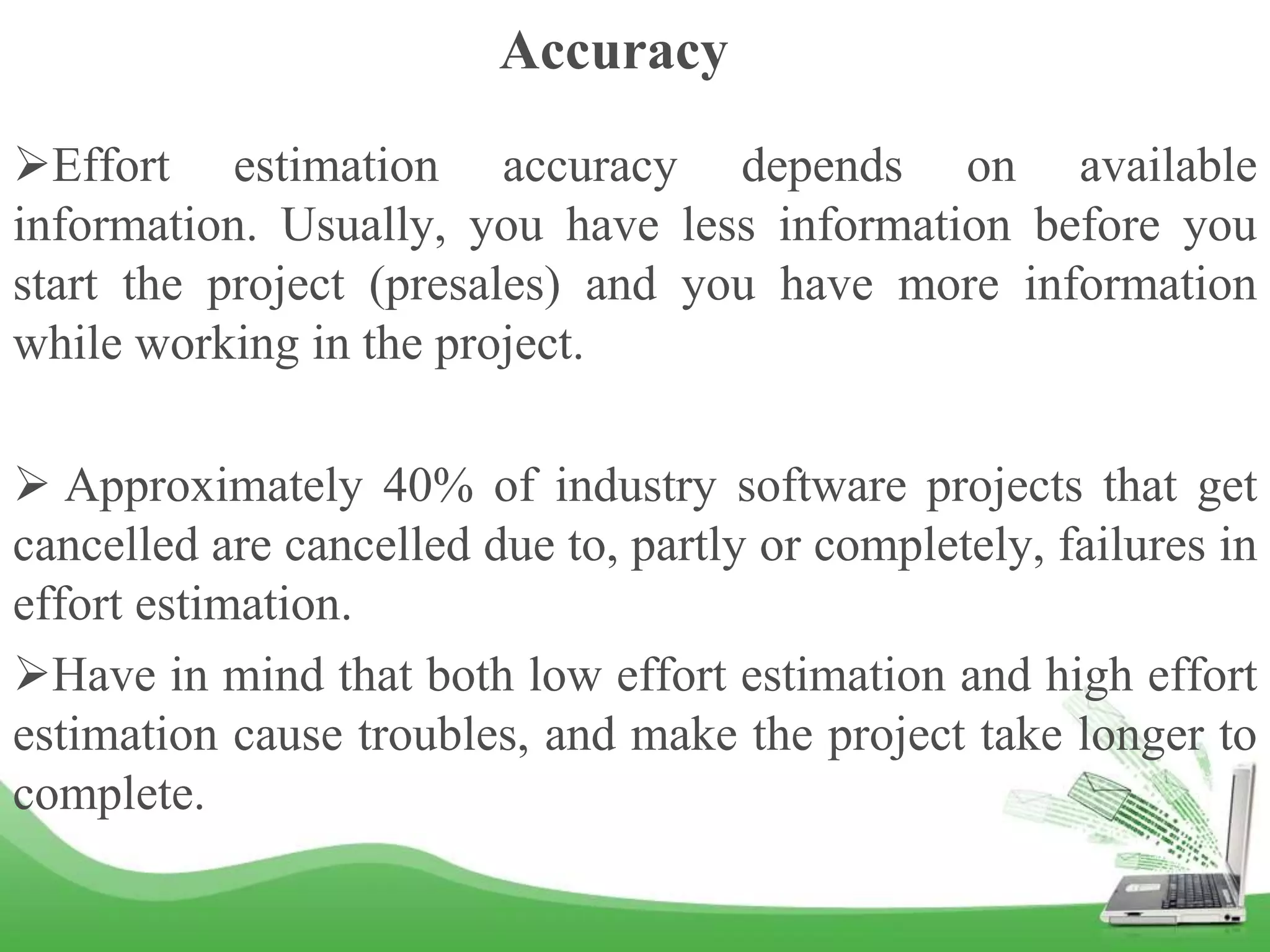 Effort estimation( software Engineering) | PPTX