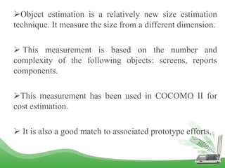 Effort estimation( software Engineering) | PPTX