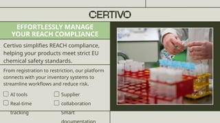 Effortless REACH Compliance with Certivo’s AI‑Powered Inventory ...