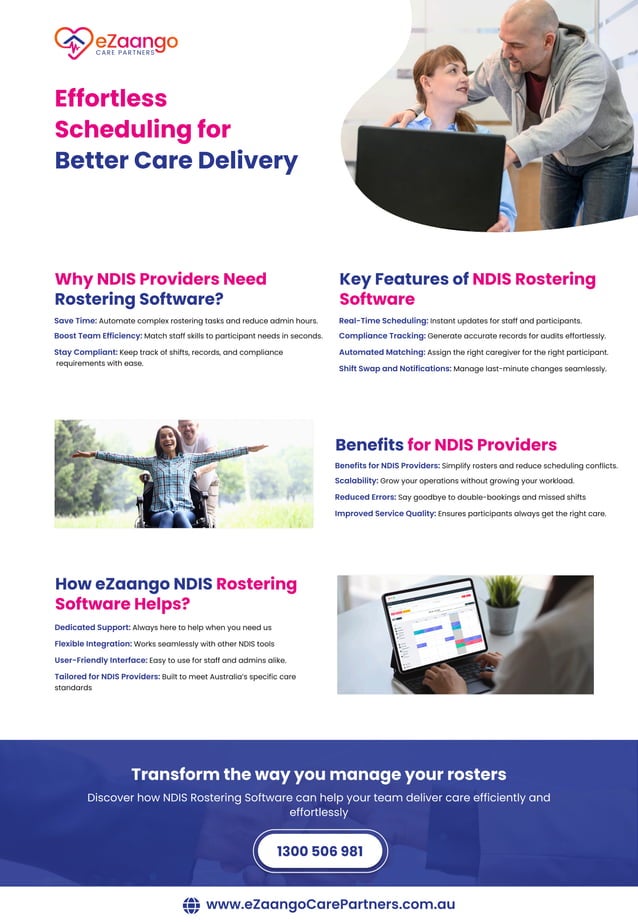 Effortless Scheduling for Better Care Delivery -NDIS Rostering Software ...