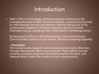 Efforts of Cancer Societies | PPTX