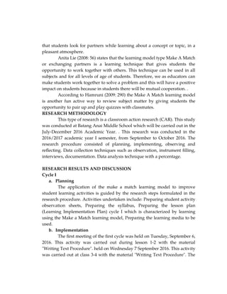 Efforts to Improve Students' Ability to Write Text in the Form of ...